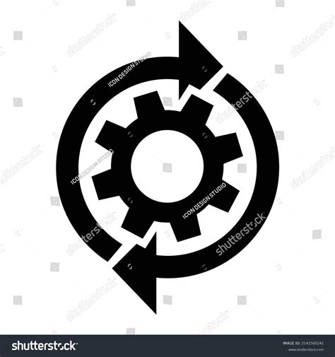 Workflow Icon Simple Element Illustration Workflow เวกเตอรสตอก ปลอดคาลขสทธ 2141500241