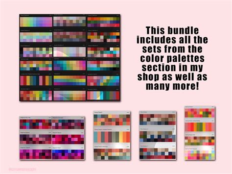 Procreate Color Palette Bundle With Hundreds Of Palettes And Thousands Of
