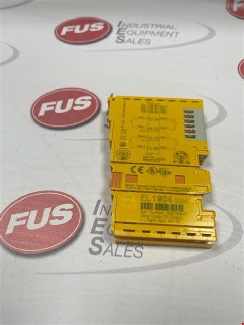 Beckhoff EL Channel Digital Input V DC FUS Industrial