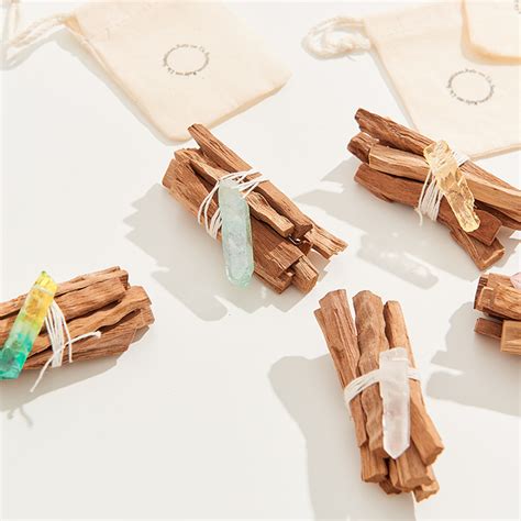 렐리어스 렐리어스 에너지정화 스머지스틱 샌달우드스틱크리스탈 위시버킷