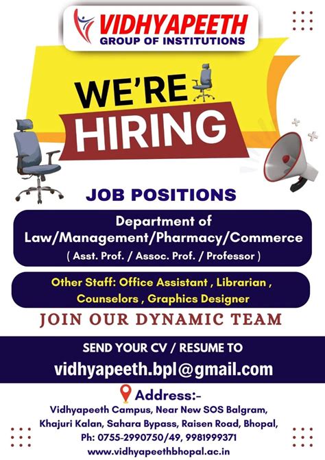 Dr Rishu Agarwal On Linkedin An Opportunity To Join An Advance Group Of Institutions