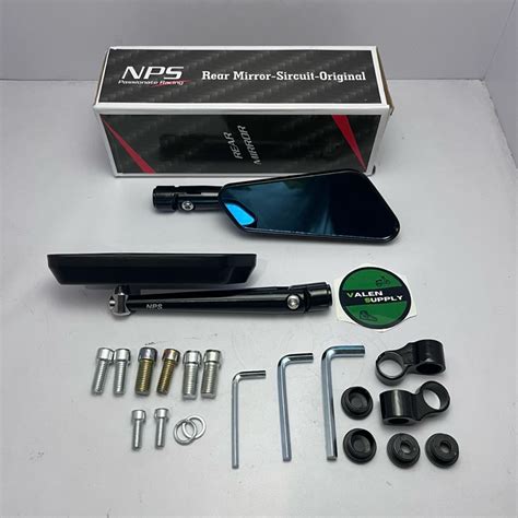 Rizoma Model Circuit Mirror Blue Glass Universal Nmax Pcx Vario Aerox