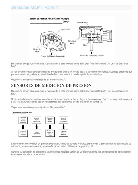Sensores Map Pdf Sensor Medida De Presión