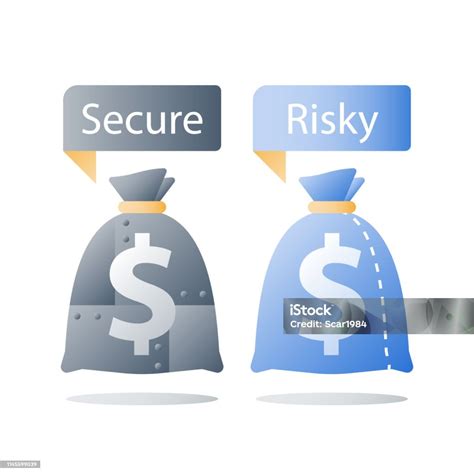 높은 금융 안전 강력한 투자 포트폴리오 안전한 자본 배분 뮤추얼 펀드 구조 자산 관리 가방에 대한 스톡 벡터 아트 및 기타 이미지 Istock