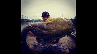 FishinWithFatt Epic Day Flathead Catfishing On The Ohio Doovi