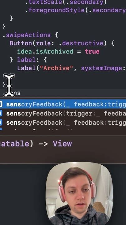 Sensory Haptic Feedback In Ios 17 Swiftui Shorts Youtube