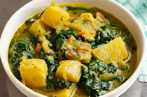 Aloo Palak Sabji Recipe Potato Spinach Curry Sagar Kitchen