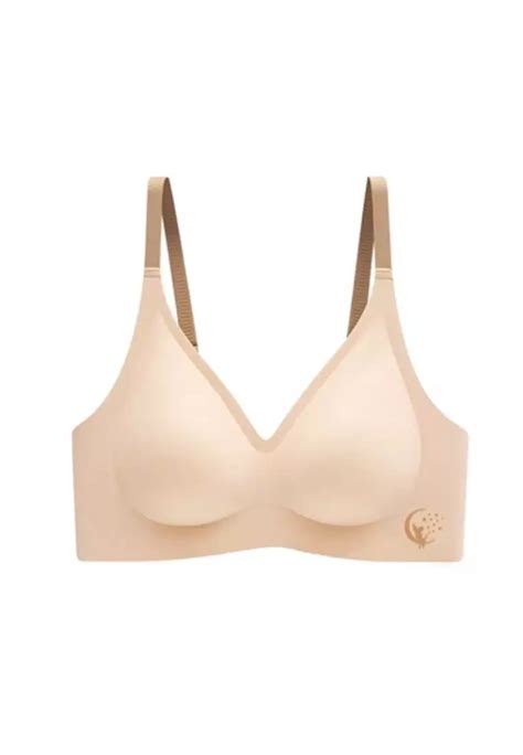 Buy Kiss And Tell Premium Olivia Seamless Wireless Paded Push Up Bra In