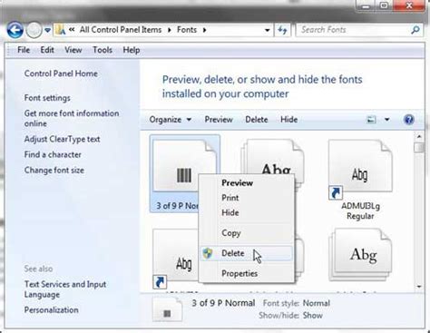How To Delete A Font In Windows 7 Solve Your Tech