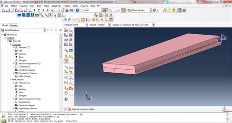 Meshing Of A Post Tensioned Slab In Abaqus Researchgate