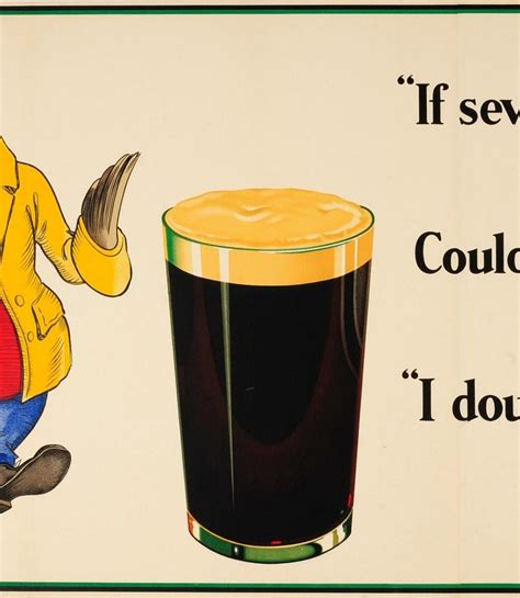 Large Original Vintage Guinness Is Good For You Poster Alice In
