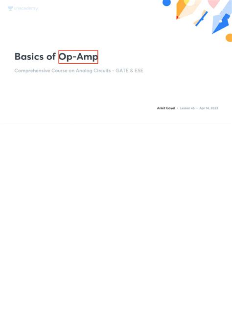 Op Amp Analog Pdf