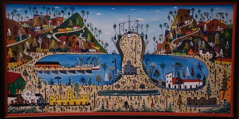Harbor Scene • Stokes Haitian Art