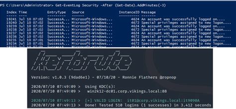 {attack Ad} Password Spraying With Kerberos Pre Authentication