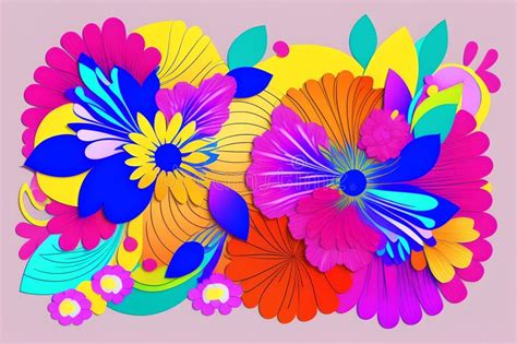 Abstract Floral Design Generative Ai Illustration Stock Illustration Illustration Of Design
