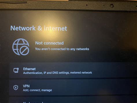 My Wifi Icon No Longer Shows Up And This Is What Appears On My Network And Internet Tab In