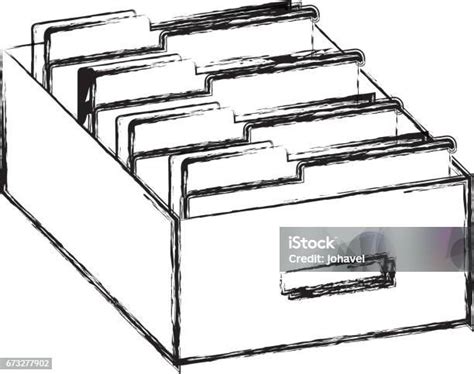 폴더 서랍 고립 된 아이콘 가구에 대한 스톡 벡터 아트 및 기타 이미지 가구 검색 경영자 Istock