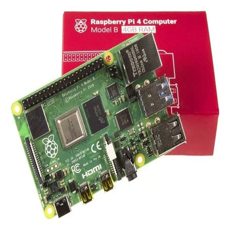 Electrónica Mendoza Raspberry Pi 4 Model B Quad Core 64 Bit Wifi Bt 4gb