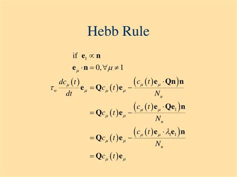 ppt hebb rule powerpoint presentation id 3556816