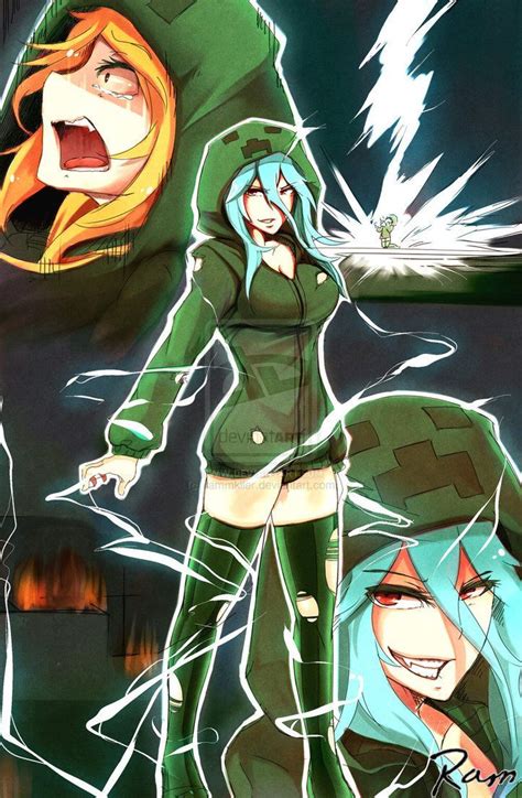 Super Charged Creeper Minecraft Anime And Minecraft Pinterest