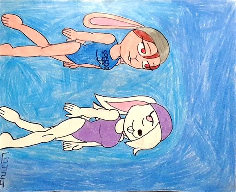 Ruby And Pandora Swims Underwater By Greenhood Station On Deviantart