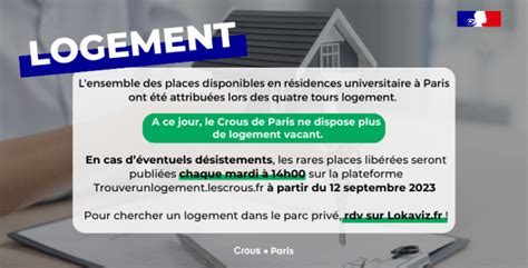 Je Cherche Un Logement Crous Paris