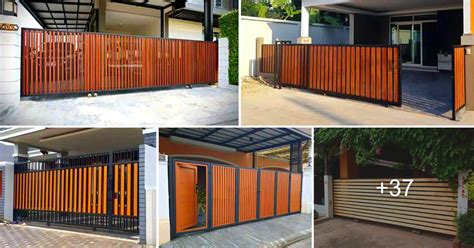 รวม 37 ไอเดีย ออกแบบประตูรั้วหน้าบ้าน ด้วยไม้ระแนง