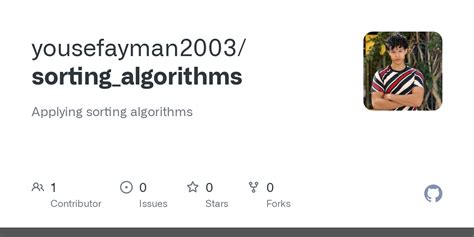 GitHub Yousefayman2003 Sorting Algorithms Applying Sorting Algorithms