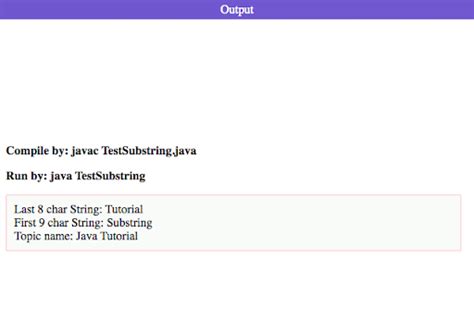 All You Should Know About Substring In Java Entri Blog