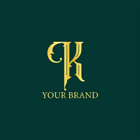 Premium Vector Luxury K Logo Design Template