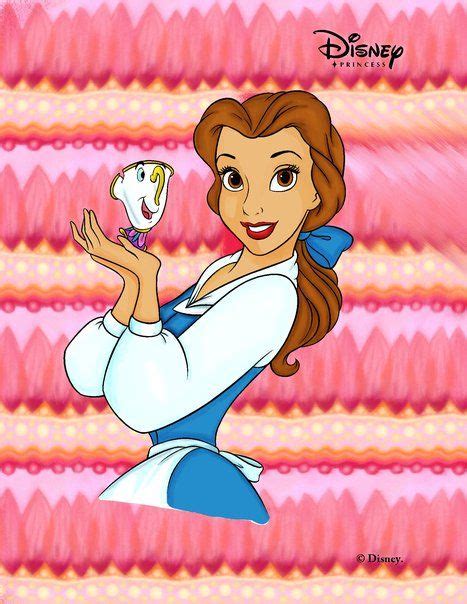 Belle Chip Disney Beauty And The Beast Disney Fan Art Disney Art