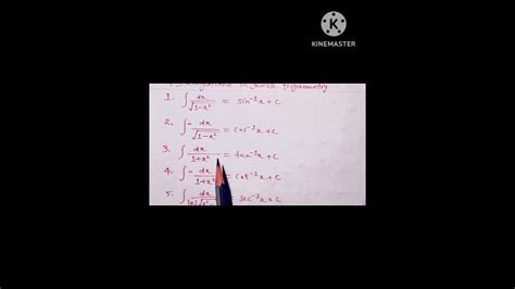 Integration In Inverse Trigonometry Maths Formula Youtube