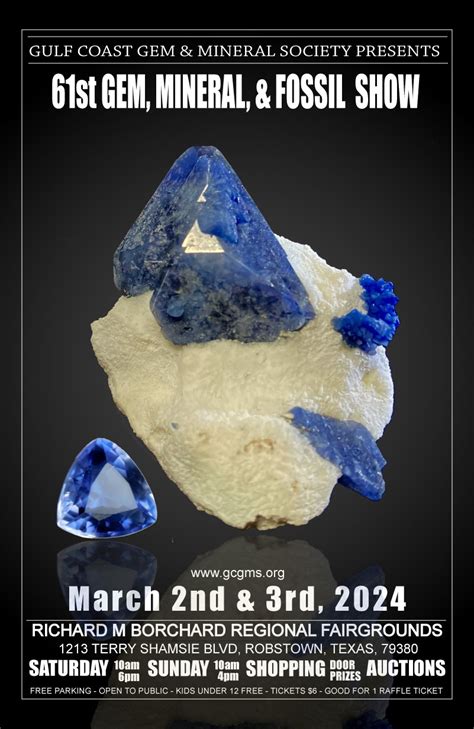 Events 60th Annual Gulf Coast Gem Amp Mineral Society Show Rmb