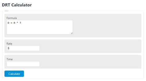 Drt Calculator Calculator Academy