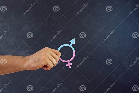 Geschlechtssymbole Oder Zeichen Für Den Mann Und Das Weibliche
