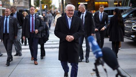 Frank Walter Steinmeier In Den Usa Quickie In Manhattan Der Spiegel