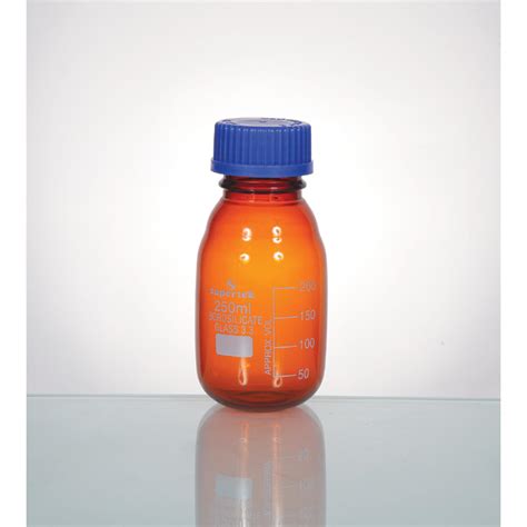 Laboratory Bottle Amber Glass 10ml