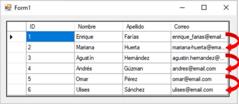 ¿cÓmo Recorrer Un Datagridview