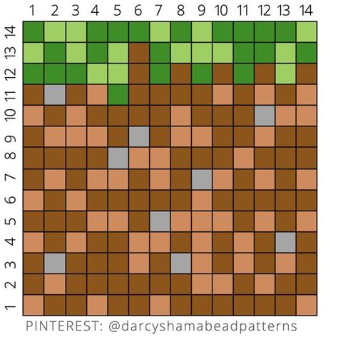 Create Stunning Minecraft Block Patterns With 14x14 Grid