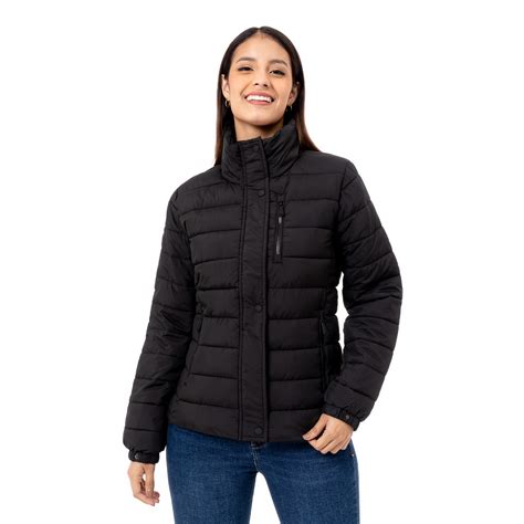 Casaca Acolchada Cf Yelly Negro Pionier