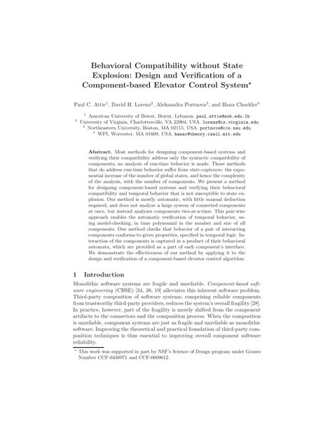 pdf behavioral compatibility without state explosion design and