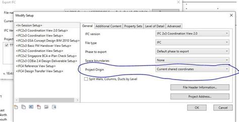 Solved Export Ifc With Global Coordinates Autodesk Community