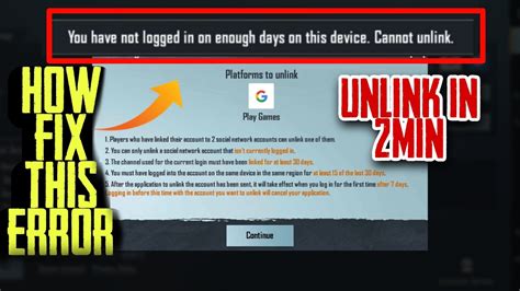 HOW TO FIX THIS ERROR HOW TO UNLINK SOCIAL LINK FULL EXPLAIN YouTube