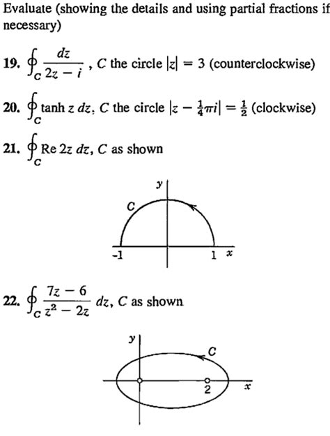 Solved Evaluate Showing The Details And Using Partial Chegg