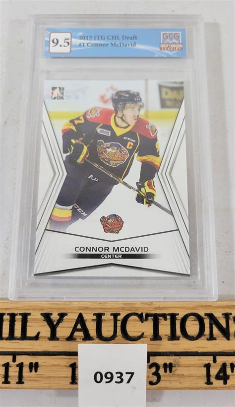 2015 Itg Chl Draft 1 Connor Mcdavid Graded 9 5