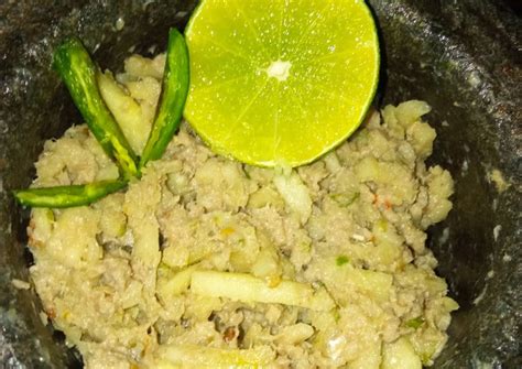 Resepi Sambal Epal Hijau Ala Sambal Pauh Yang Lazat Dan Ringkas