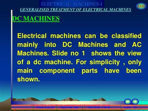 Electrical Machines Lecture Notes