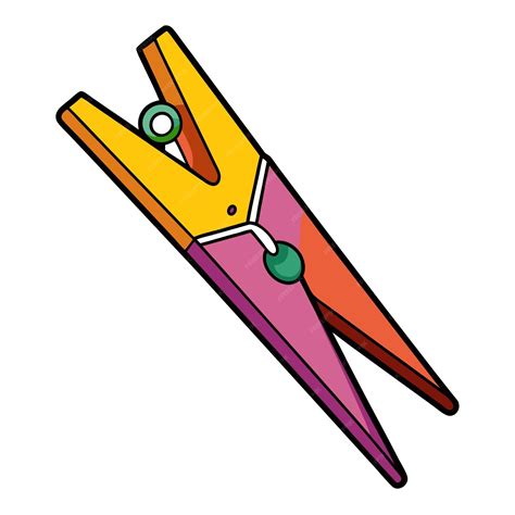 Clothespin Clipart Vector Art And Illustration Premium Ai Generated