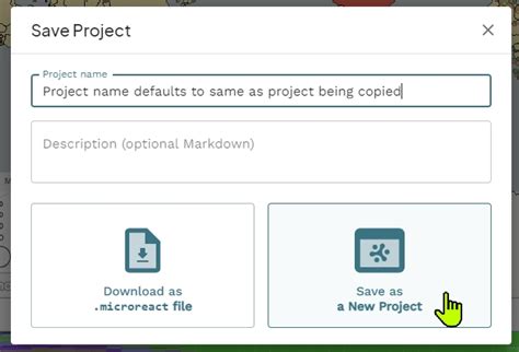 Creating A Project Microreact