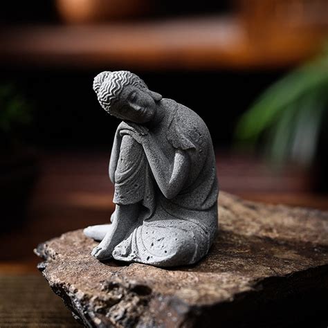 Jiekaitreasure Sandstone Resting Buddha Statue Buddha Etsy